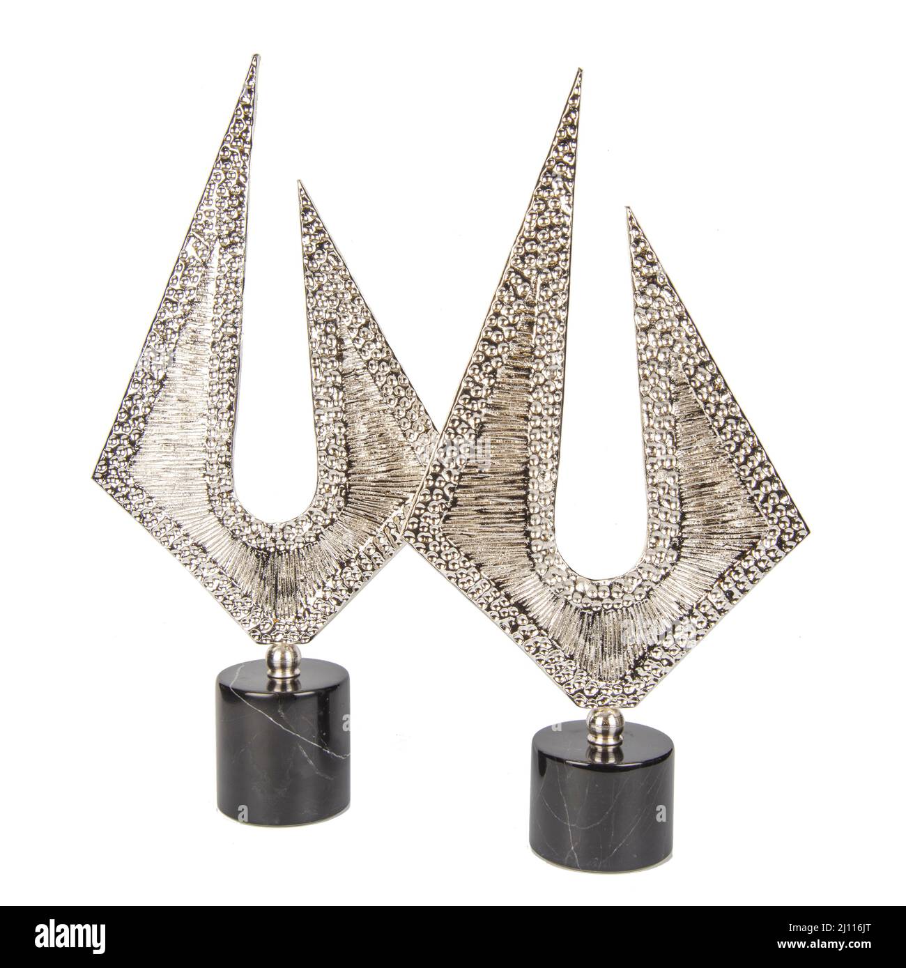 Silver living statue Cut Out Stock Images & Pictures - Alamy