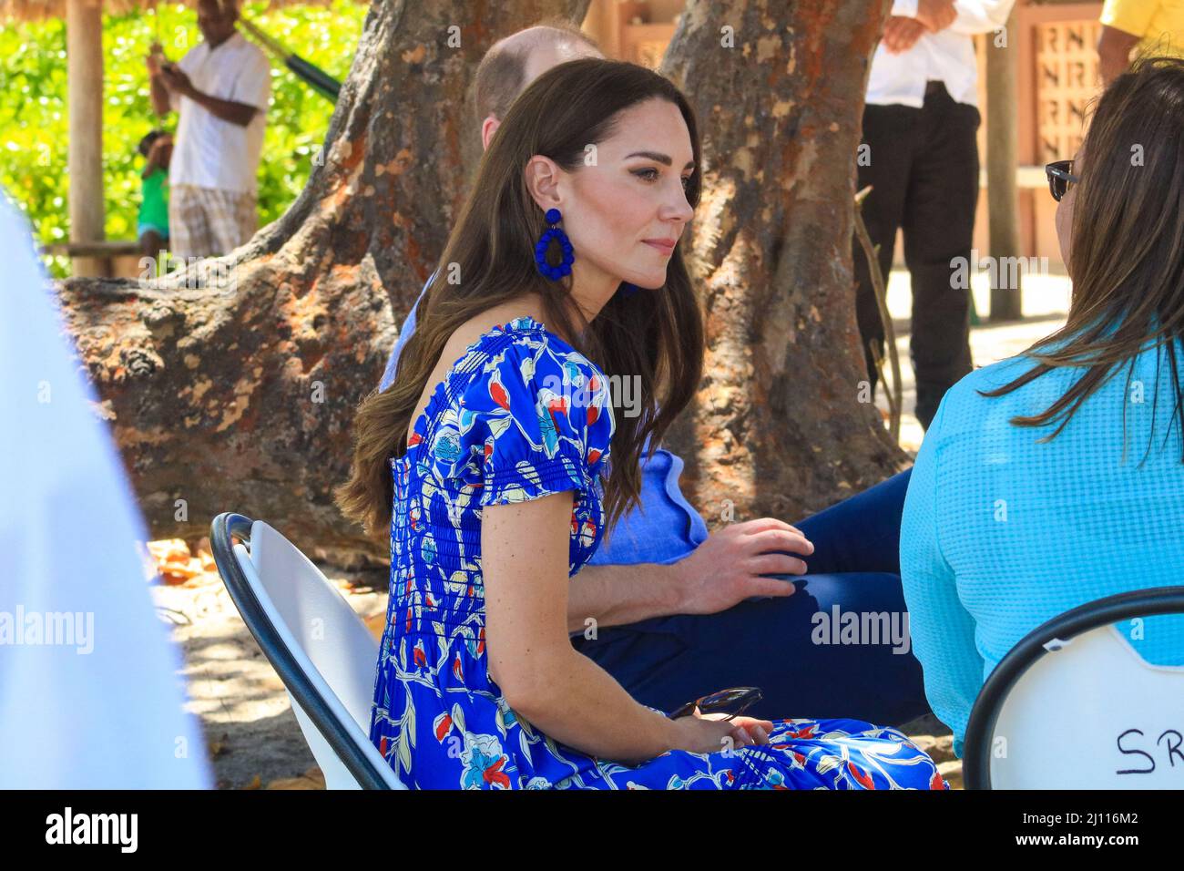 Catherine (Kate Middleton) Duchess of Cambridge at Maya Centre Village ...