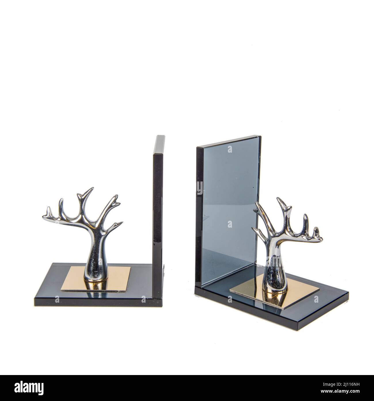 luxury home accessories tree figure statue isolated on white Stock ...