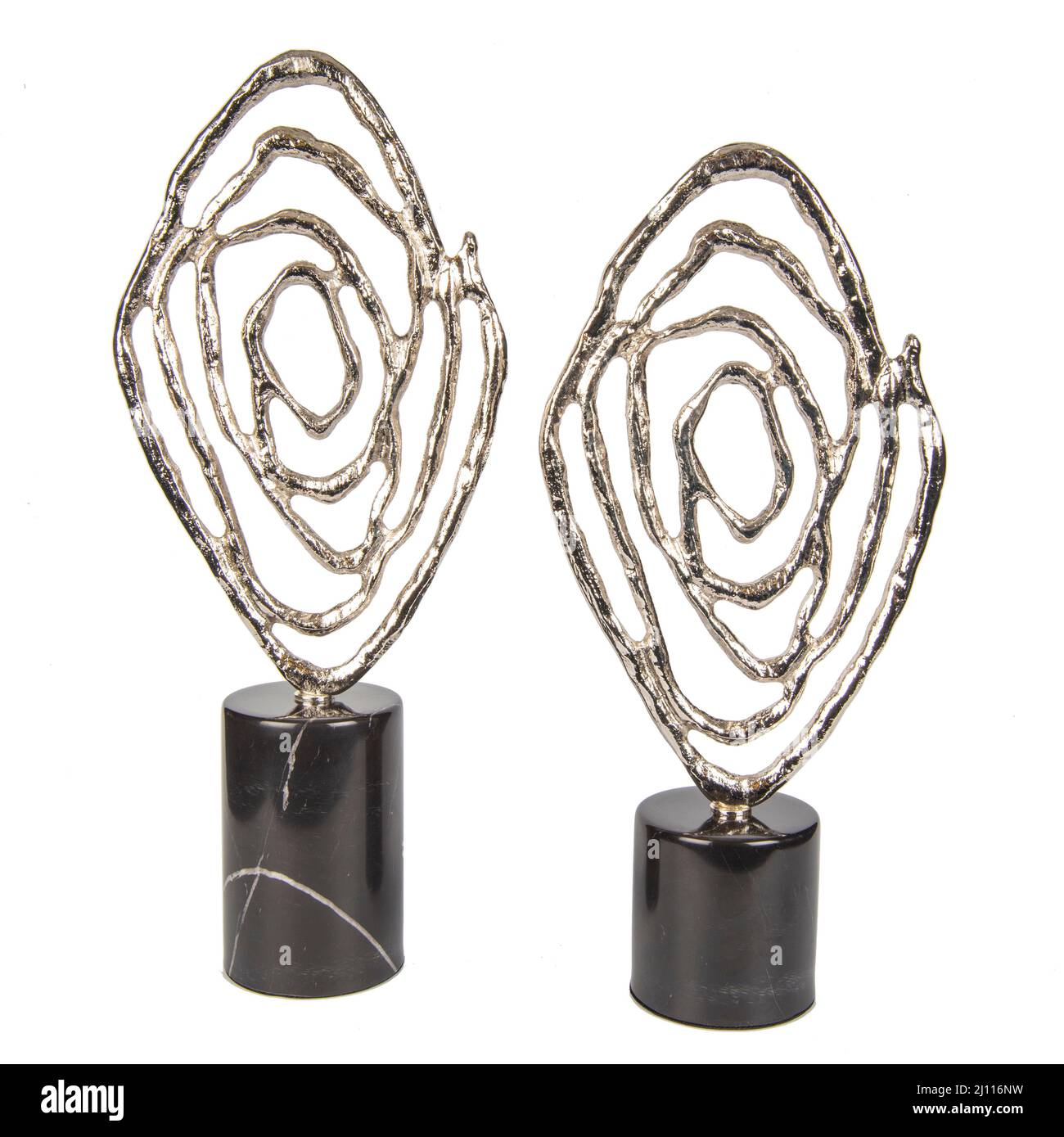 Silver living statue Cut Out Stock Images & Pictures - Alamy