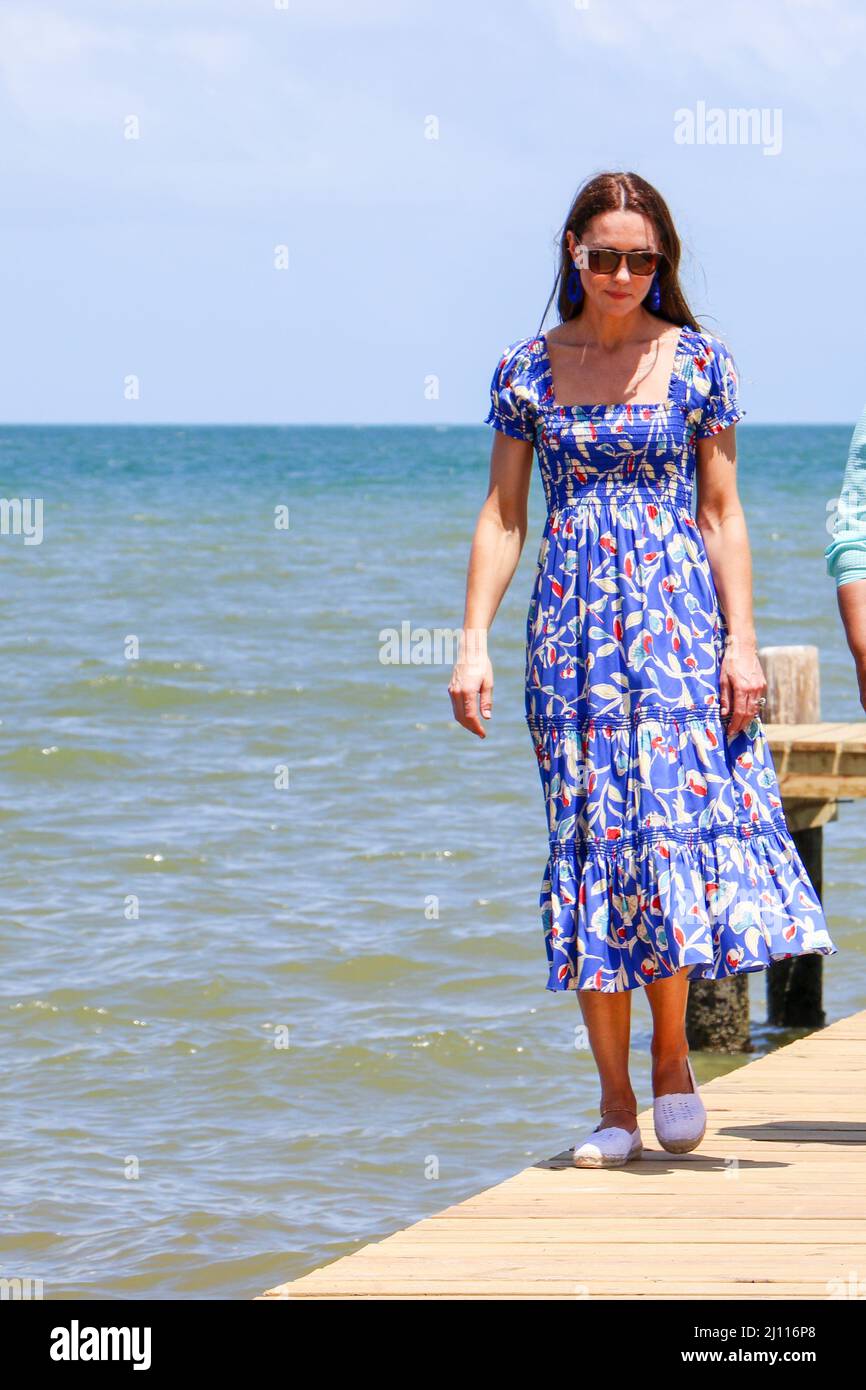 Catherine (Kate Middleton) Duchess of Cambridge at Maya Centre Village ...