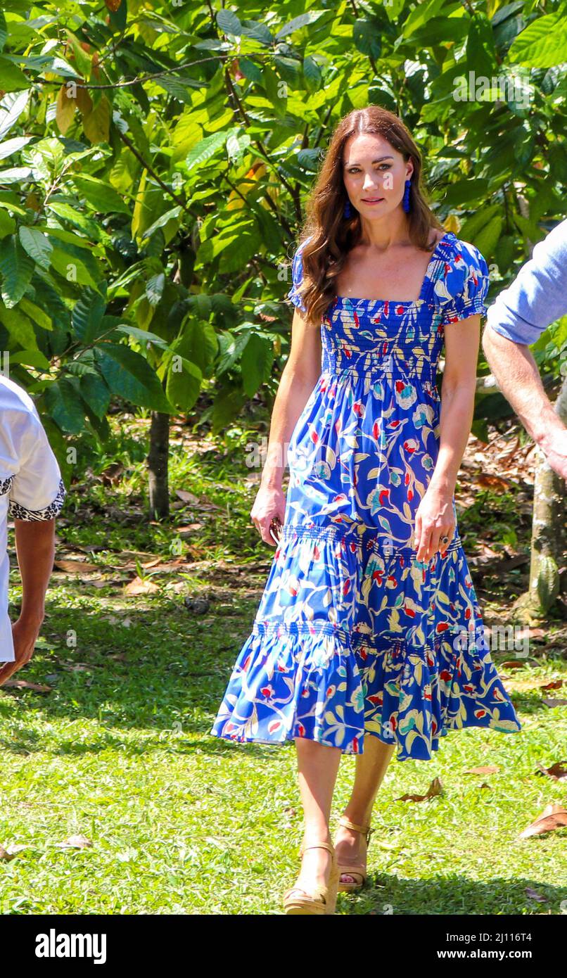 Catherine (Kate Middleton) Duchess of Cambridge at Che'il Cacao Farm ...