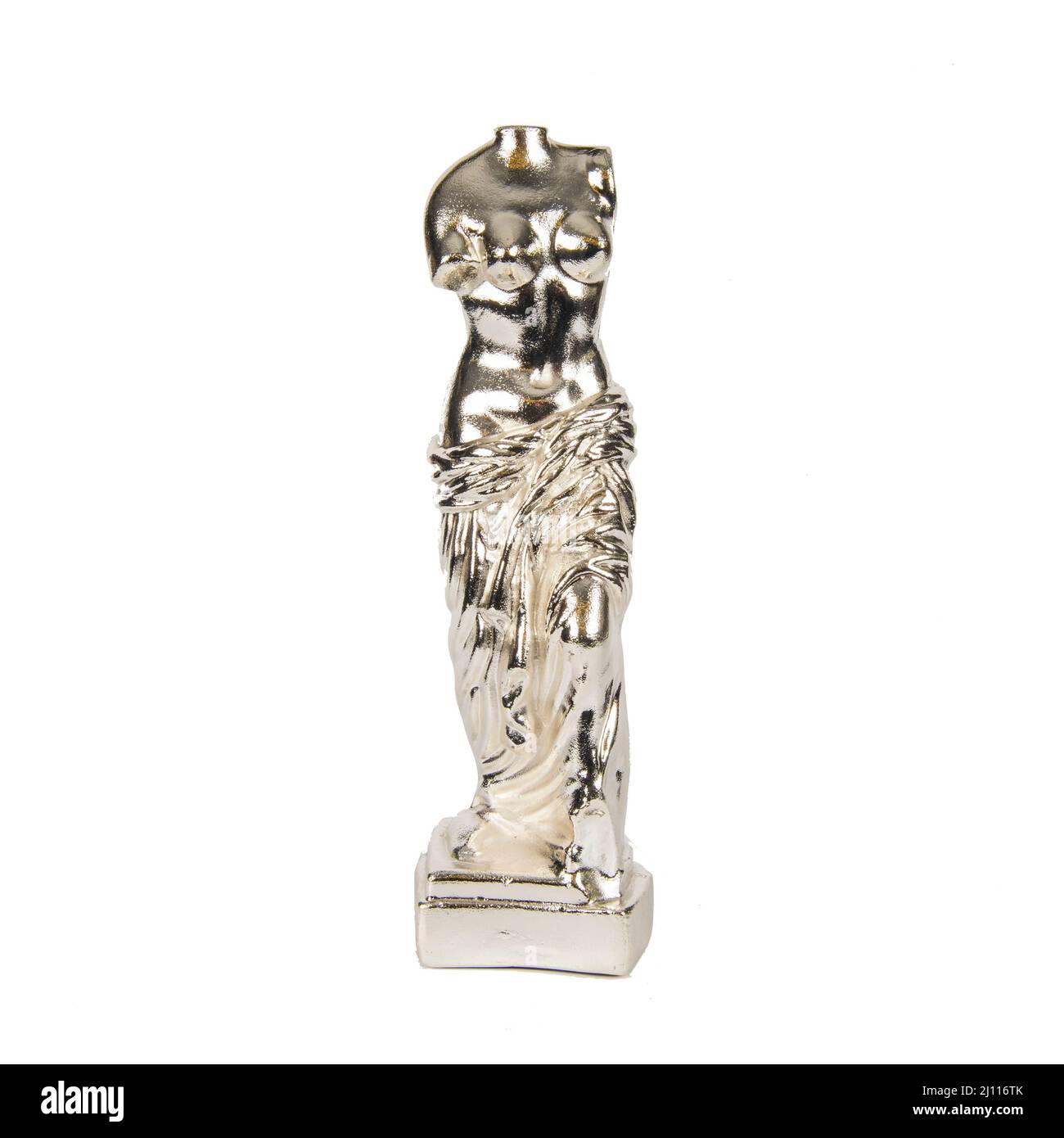 luxury home accessories figure statue isolated on white Stock Photo - Alamy