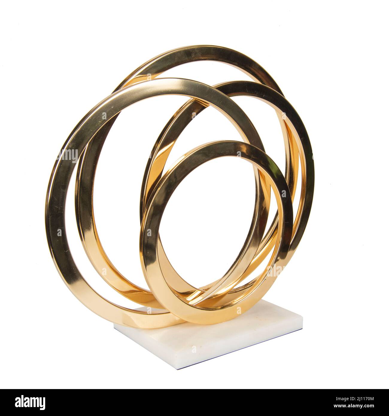 luxury home accessories figure statue isolated on white Stock Photo - Alamy