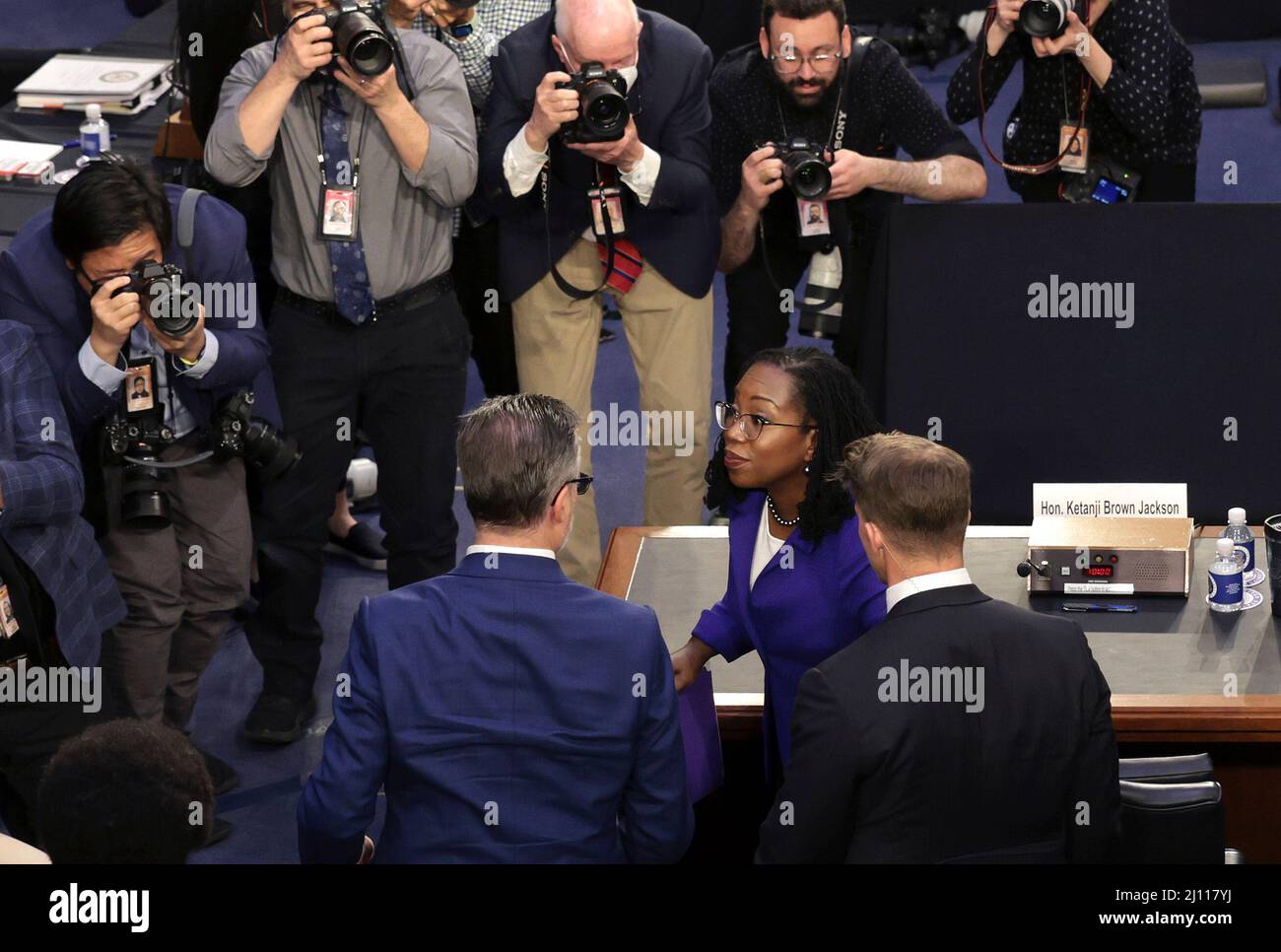 Black woman before a judge hi-res stock photography and images - Alamy