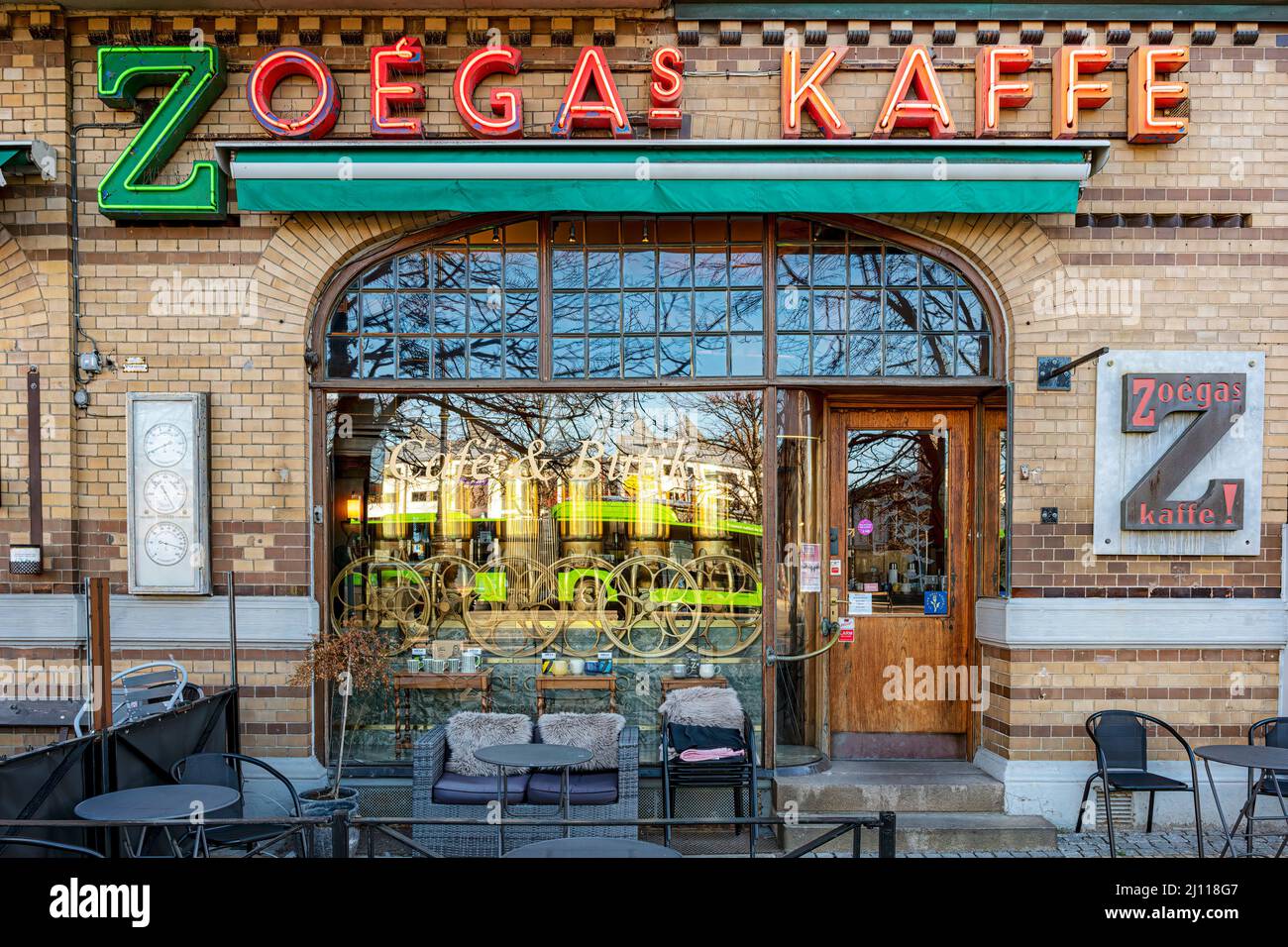 HELSINGBORG, SWEDEN - MARCH 19, 2022: The locally famous Zoegas coffee ...