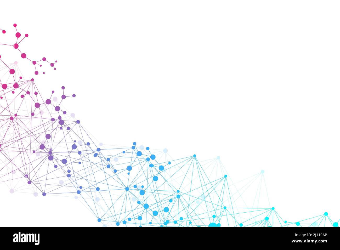 Structure molecule and communication. Dna, atom, neurons. Scientific ...