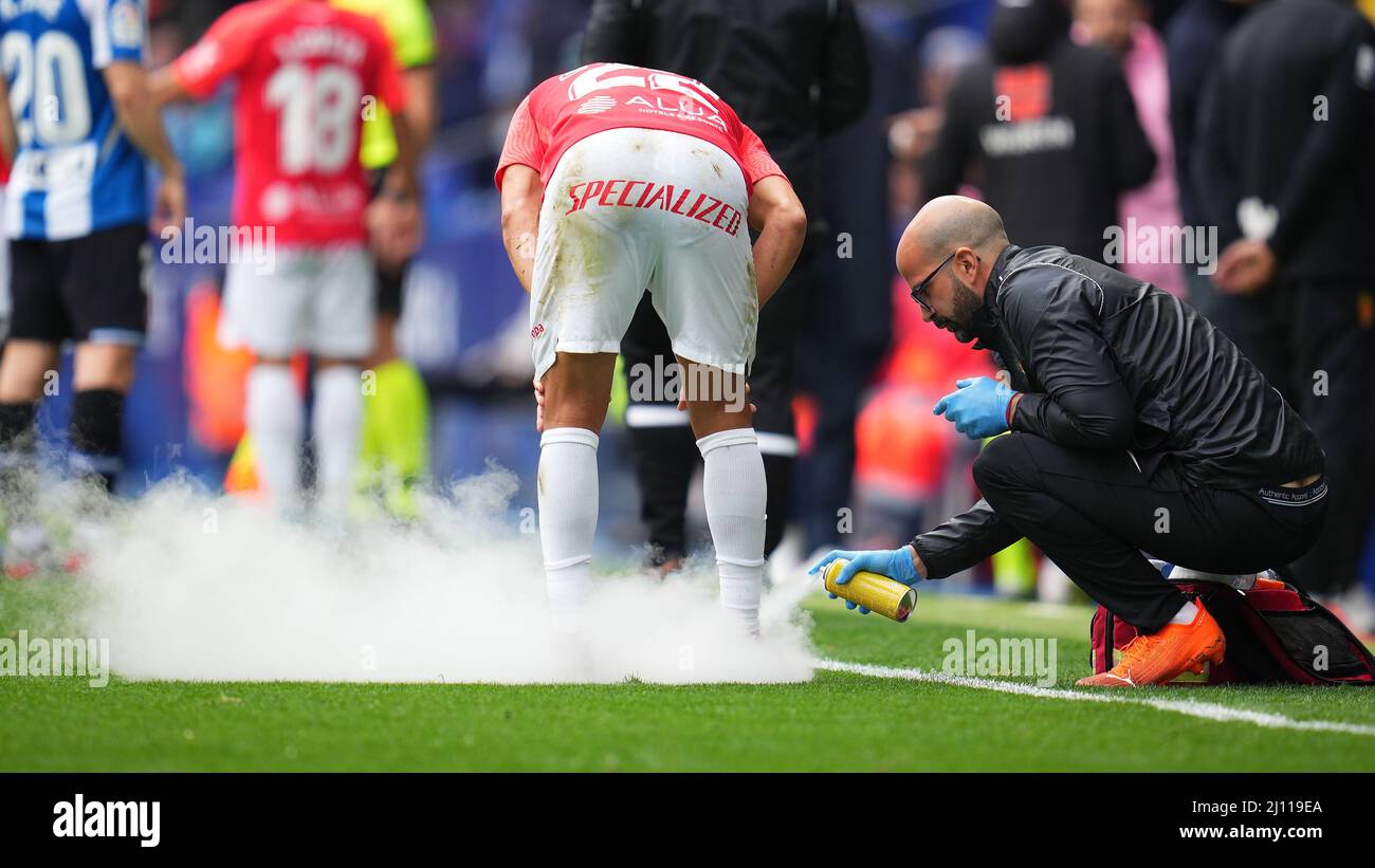 Angel Rodriguez of RCD Mallorca during the La Liga match between RCD ...