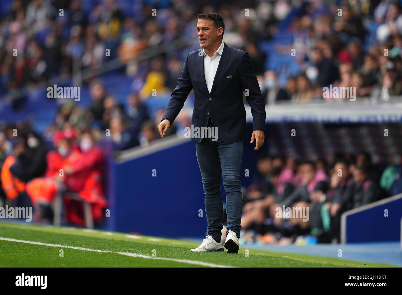 RCD Mallorca head coach Luis Garcia during the La Liga match between ...