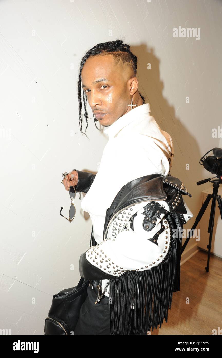 R&B singer and model Brandon Jerrod in NYC 3/18/2022, photos by Nadja ...