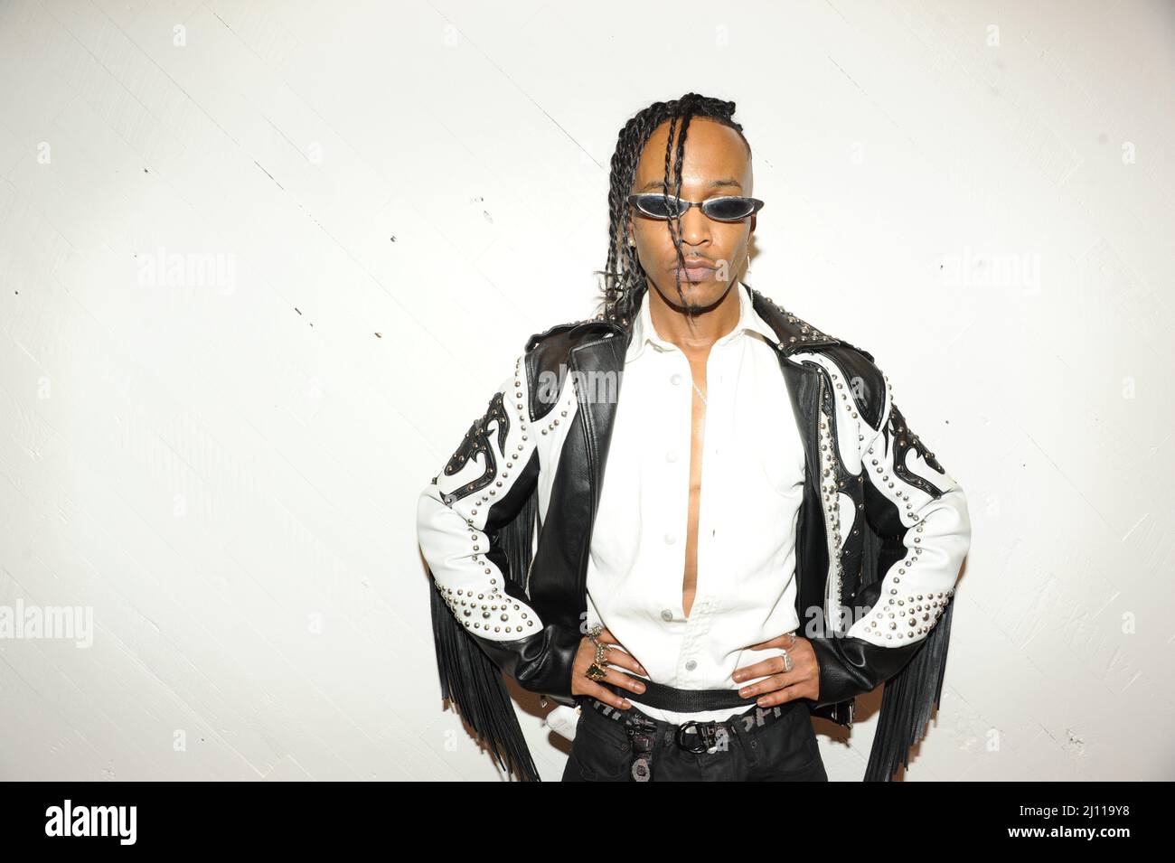 R&B singer and model Brandon Jerrod in NYC 3/18/2022, photos by Nadja ...