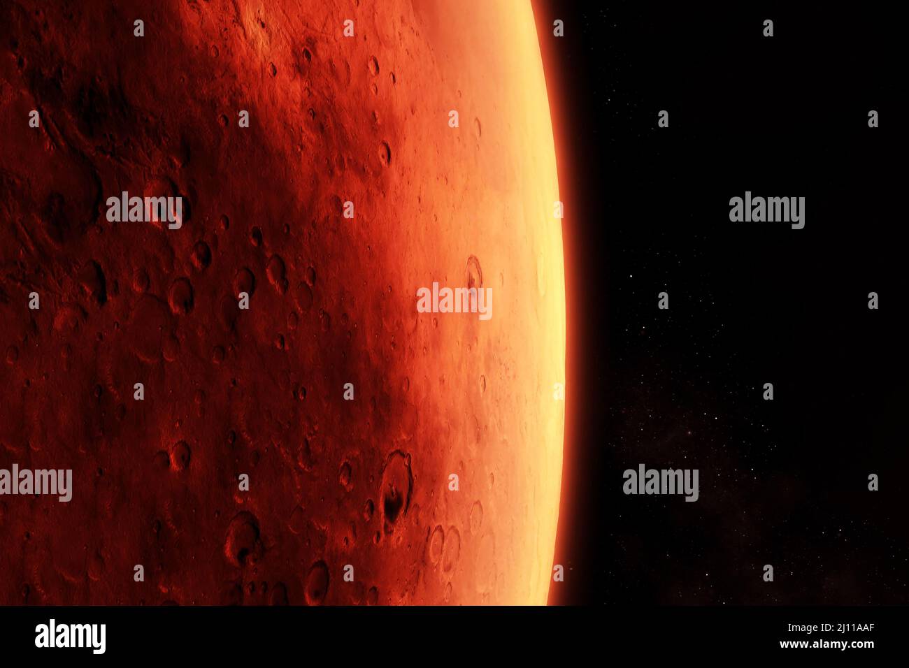 Orbit of Mars. Elements of this image furnished by NASA. High quality ...