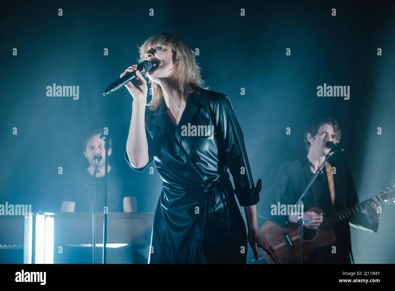 Bern, Switzerland. March 19th, 2022. The Belgian band Hooverphonic ...