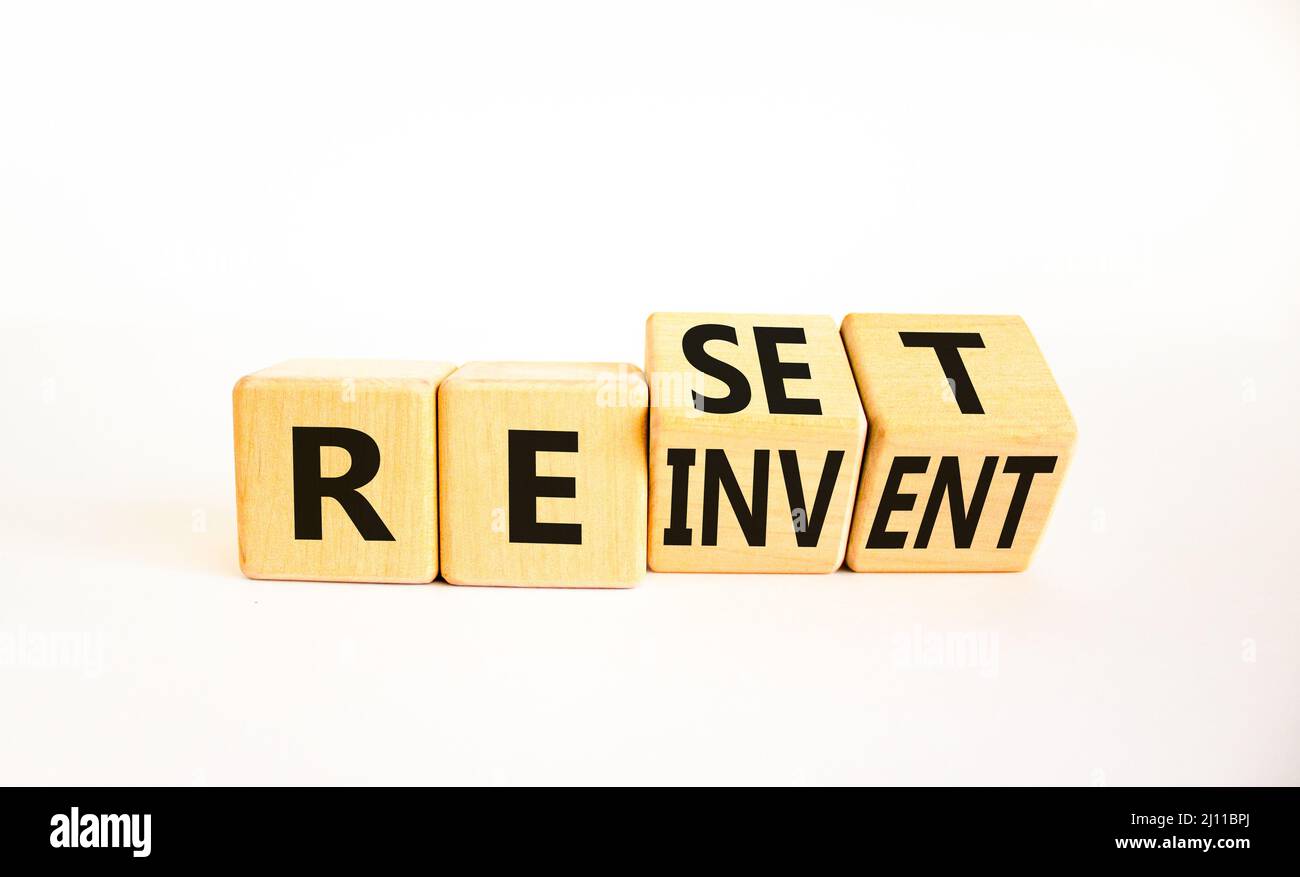 Reinvent and reset symbol. Turned wooden cubes and changed the concept ...