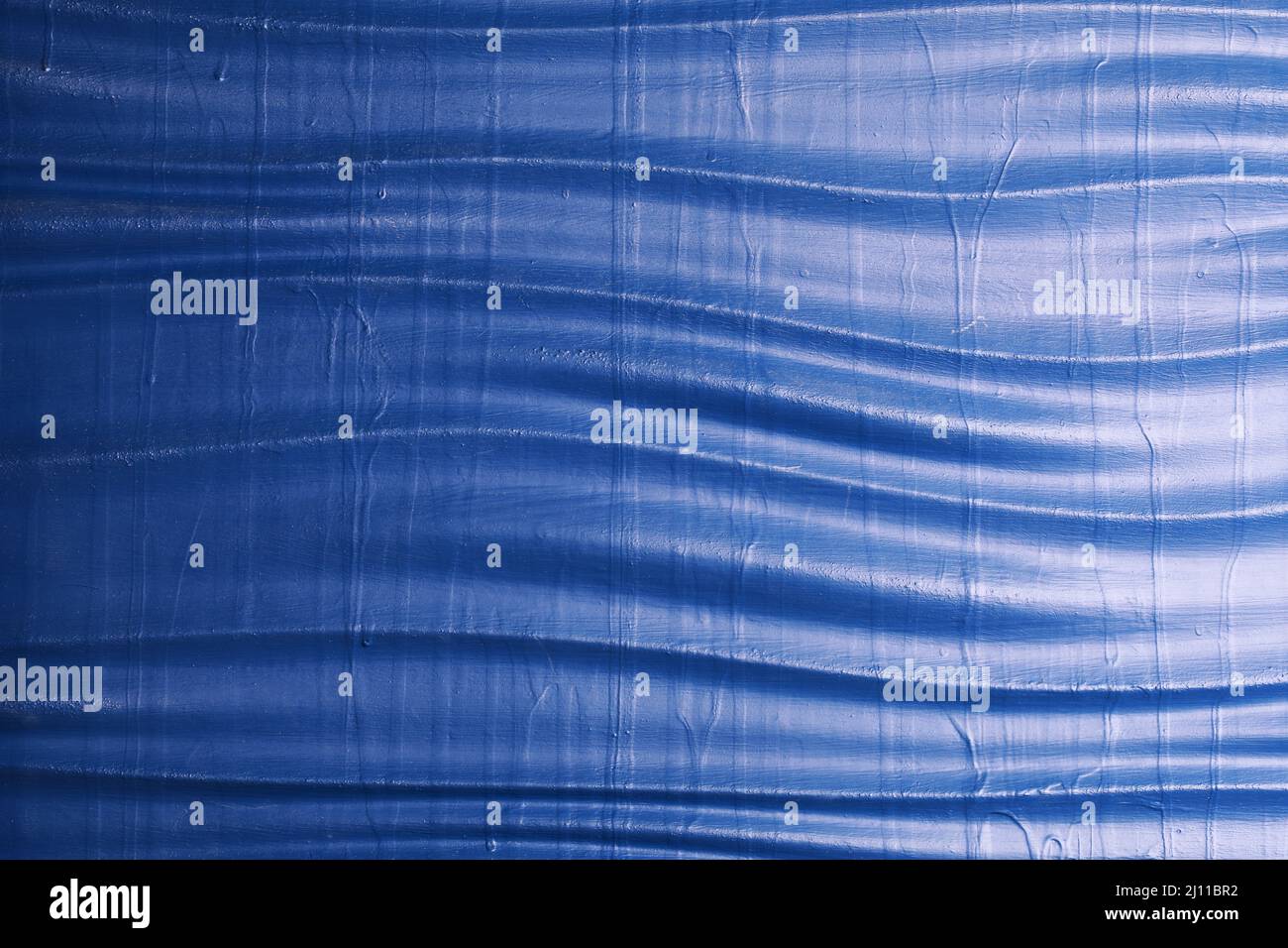 Abstract background: blue wavy texture. Decorative wall decoration ...