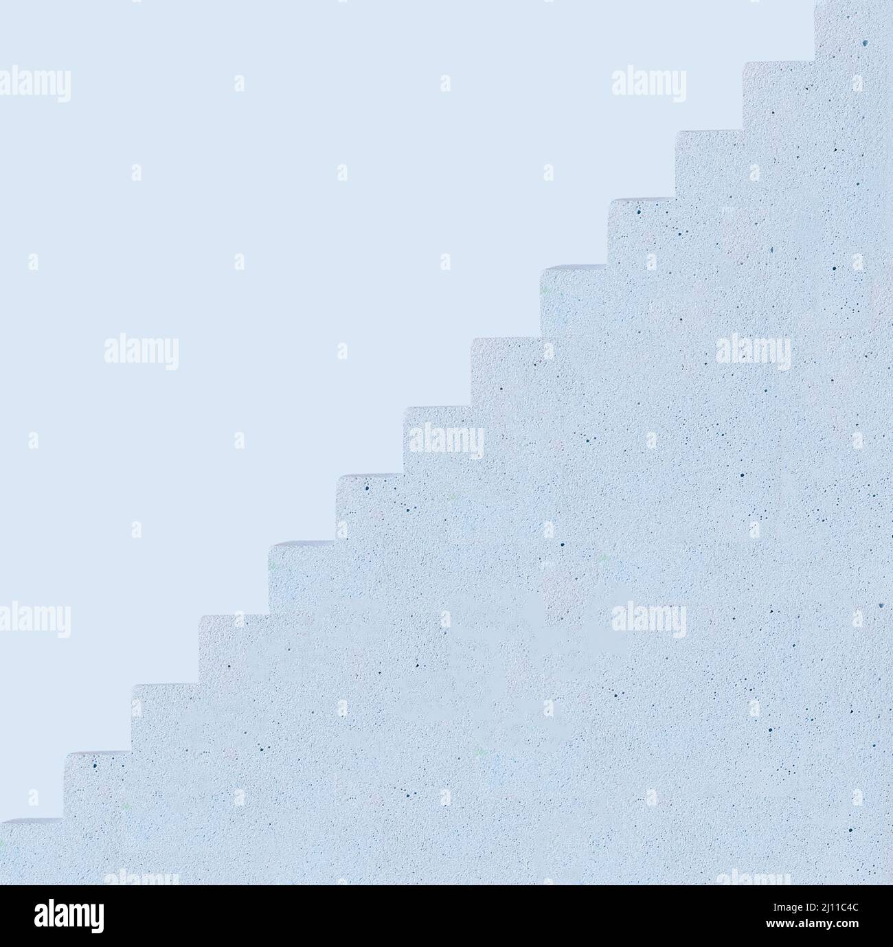 Minimal staircase. Modern monochrome conceptual image with stairs in ...