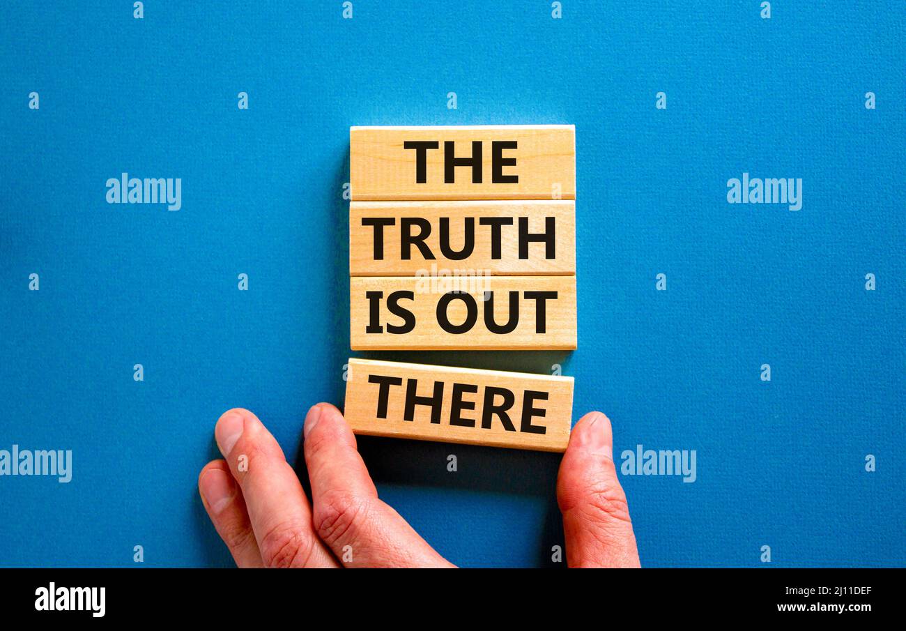 The truth is out there symbol. Concept words The truth is out there on ...