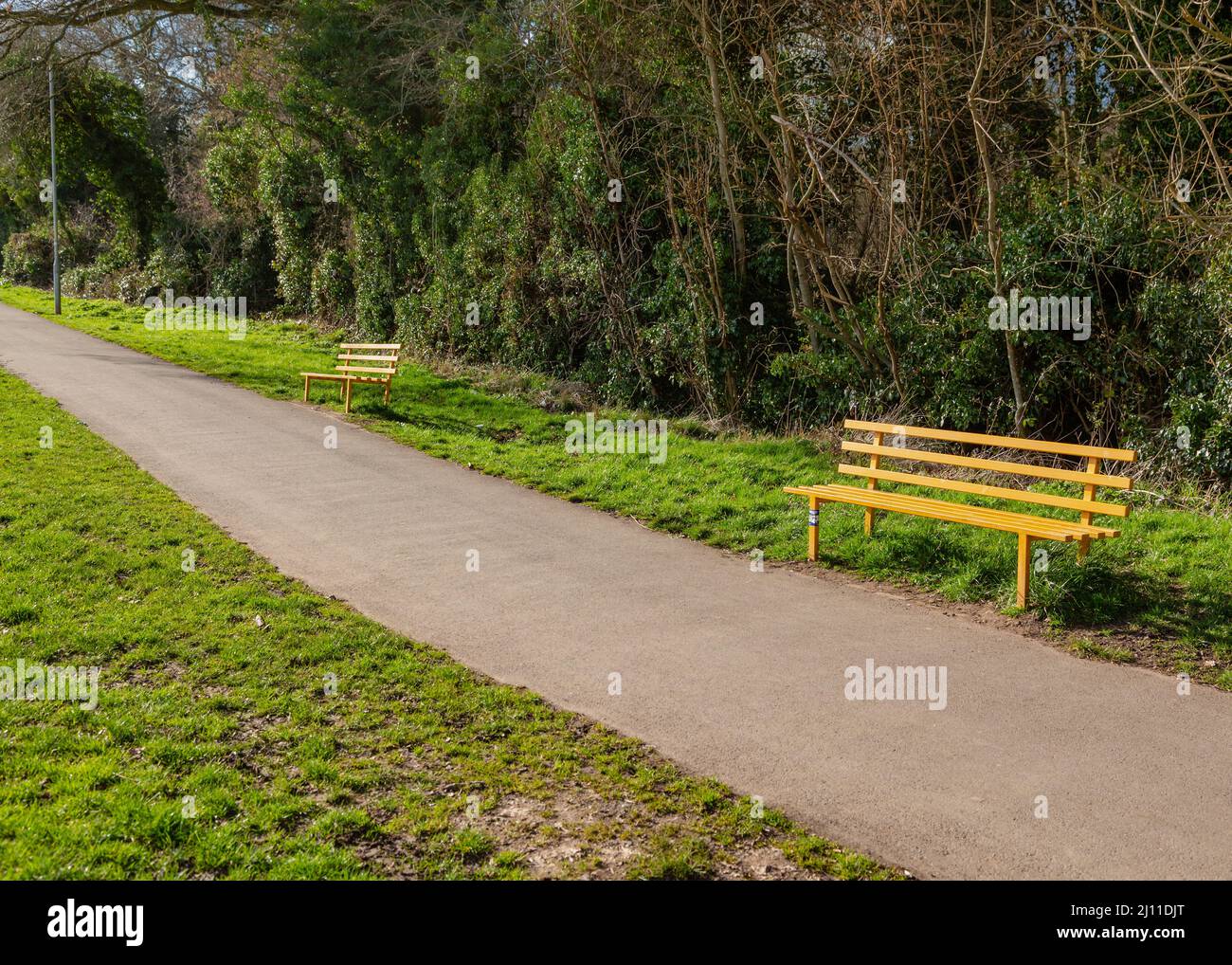 New seats at Greenlands Playing Fields in Redditch, Worcestershire ...