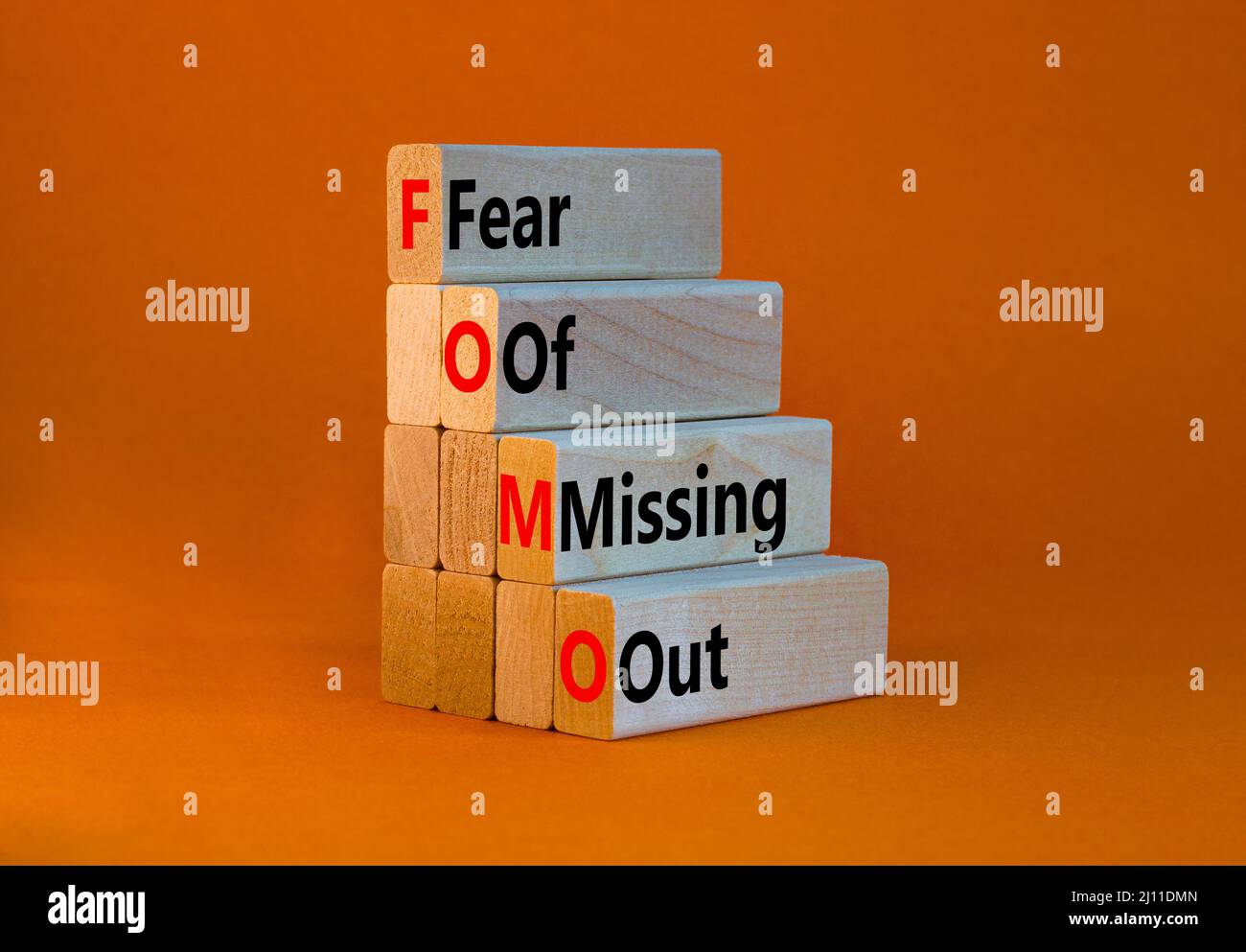 FOMO fear of missing out symbol. Concept words FOMO fear of missing out ...