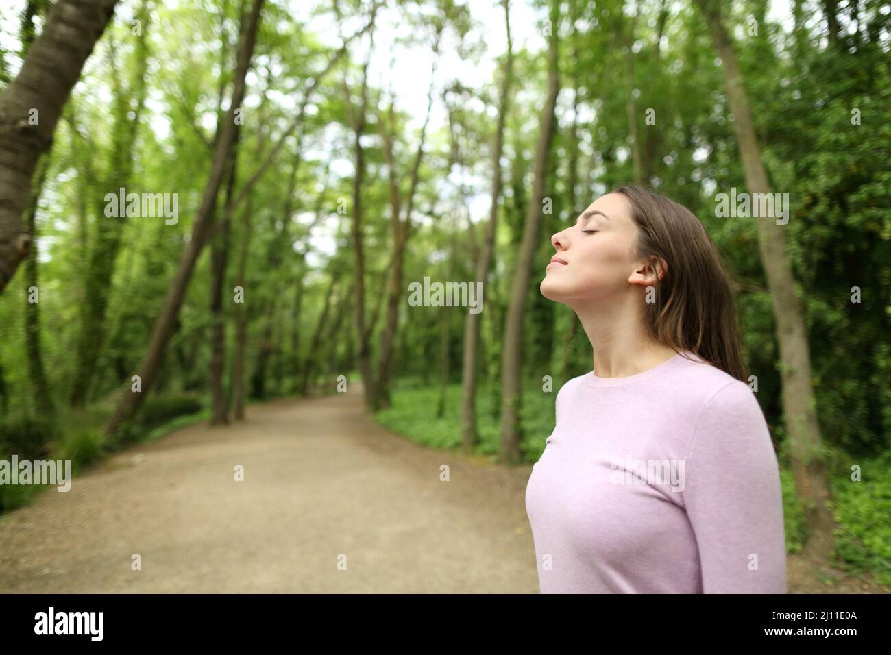 Deep breathing walk hi-res stock photography and images - Alamy