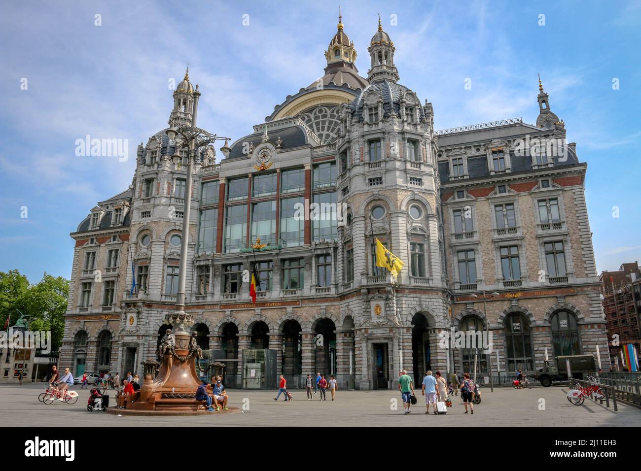 The Central Station in the city of Antwerp, Belgium Stock Photo - Alamy