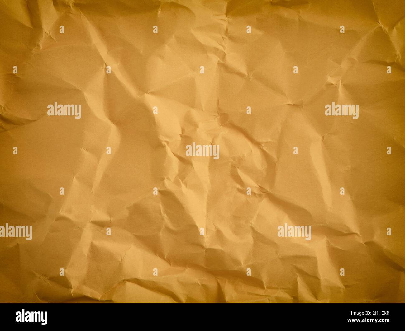 A Yellow Texture Background. Crumpled Paper. Close up Stock Photo - Alamy