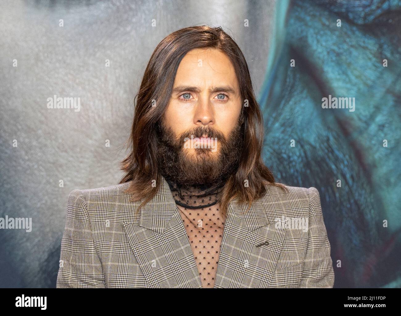 Berlin, Germany. 21st Mar, 2022. Actor Jared Leto comes to the event ...