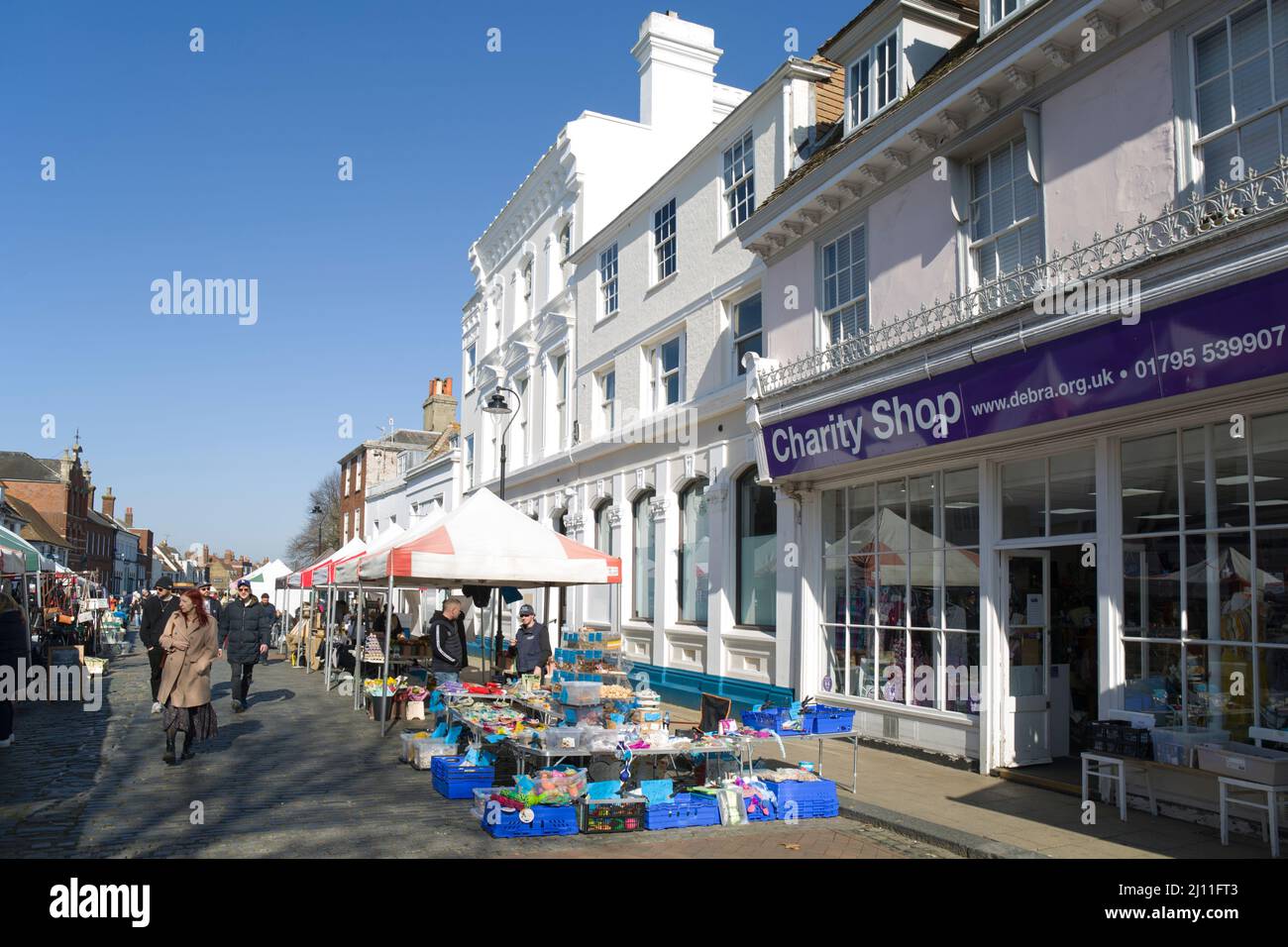 Market Place Court Street Faversham Kent Stock Photo - Alamy