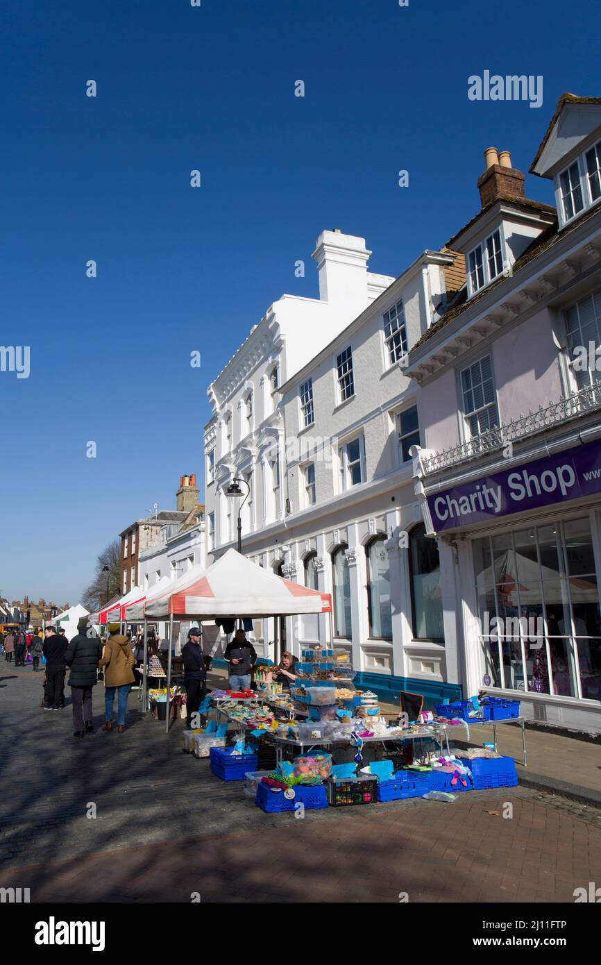 Market Place Court Street Faversham Kent Stock Photo - Alamy
