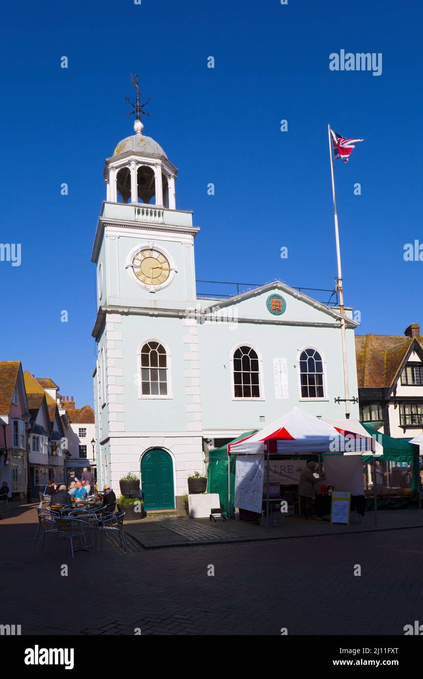 Guildhall Market Place Court Street Faversham Kent Stock Photo - Alamy