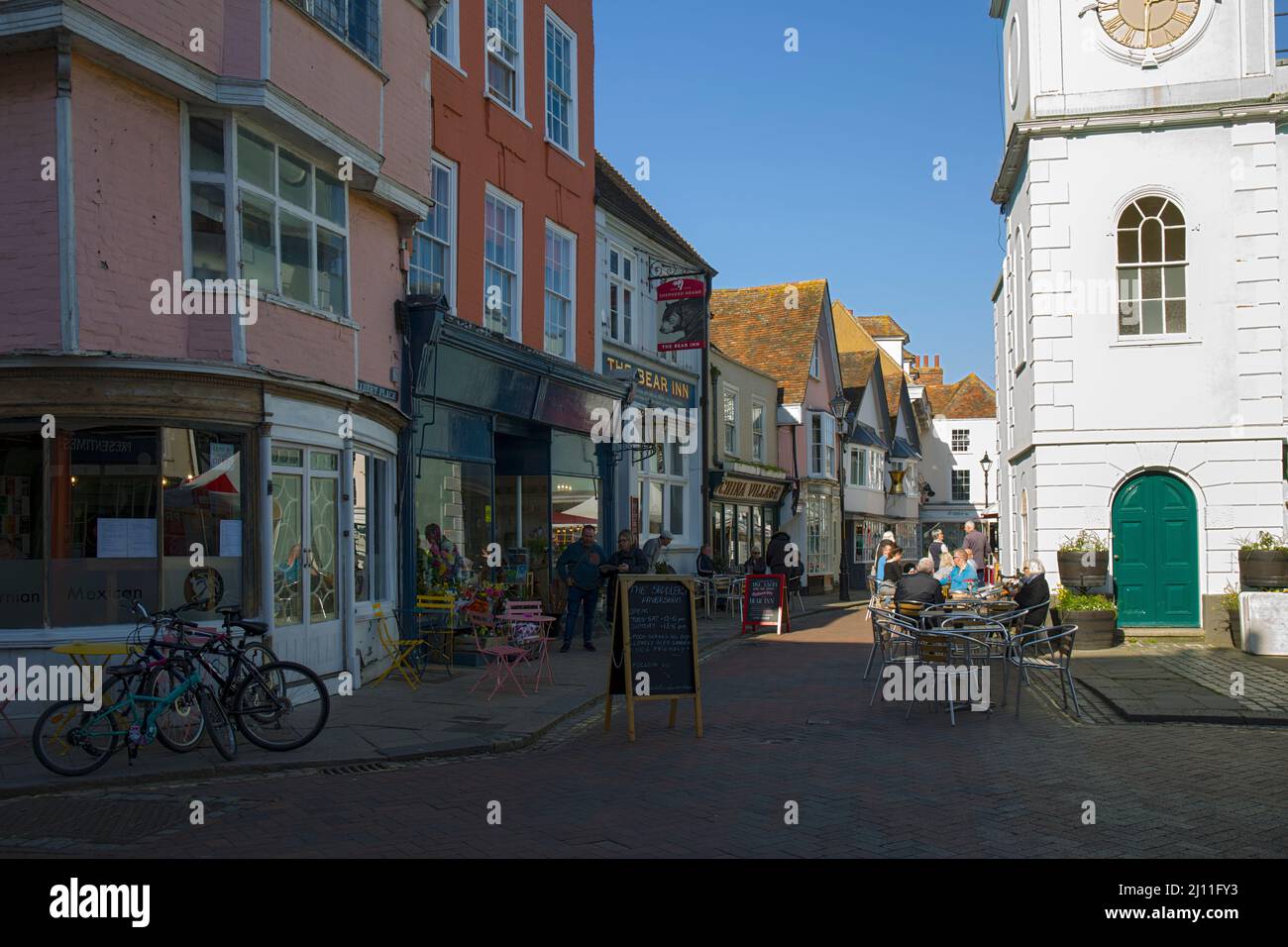 Market Place Court Street Faversham Kent Stock Photo - Alamy