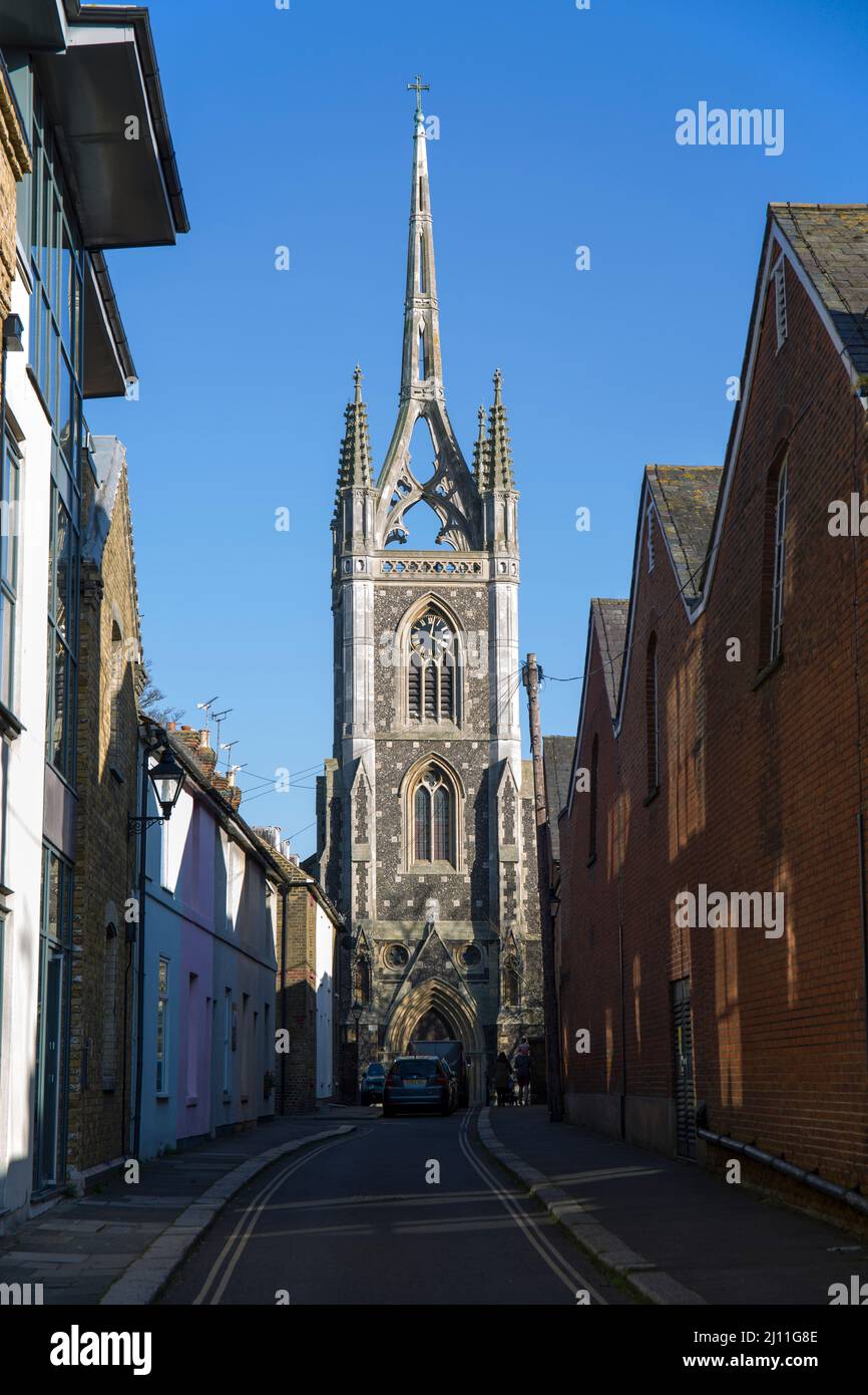 St Mary Of Charity Church Faversham Kent Stock Photo - Alamy