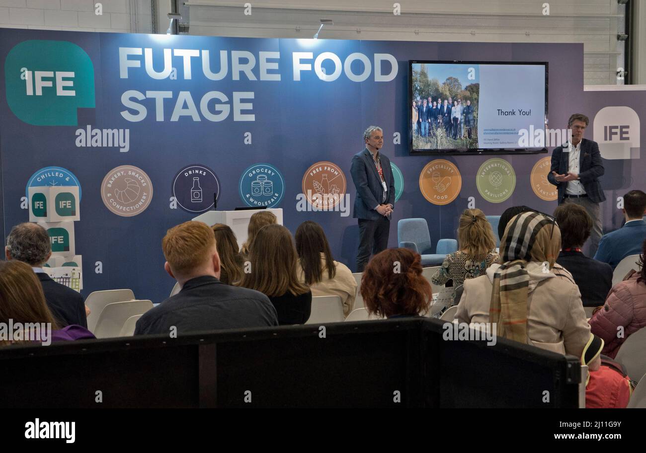 Exhibitors, visitors and traders at the IFE 2022 International Food ...