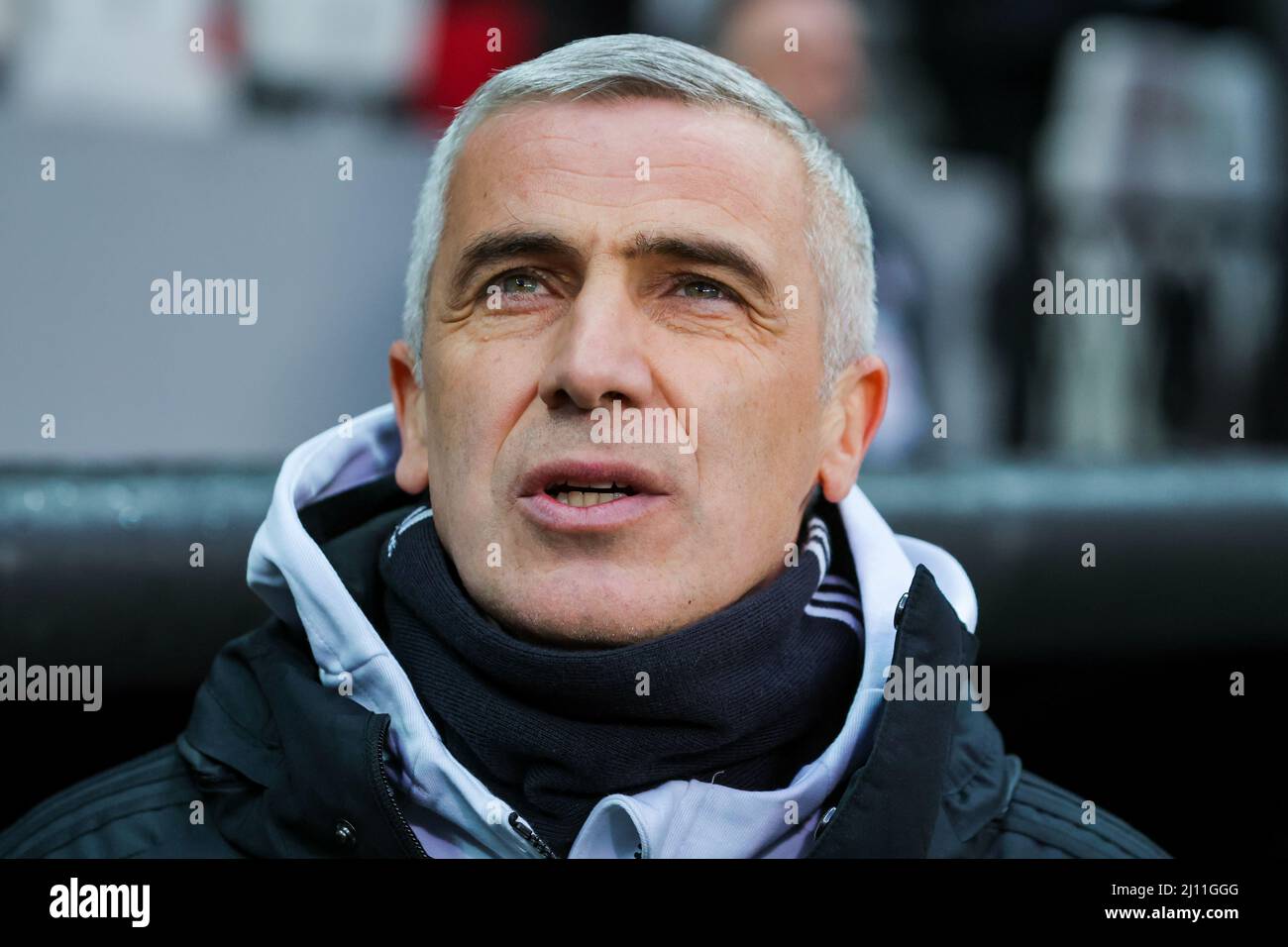 ISTANBUL, TURKEY - MARCH 19: trainer/coach Onder Karaveli of Besiktas ...
