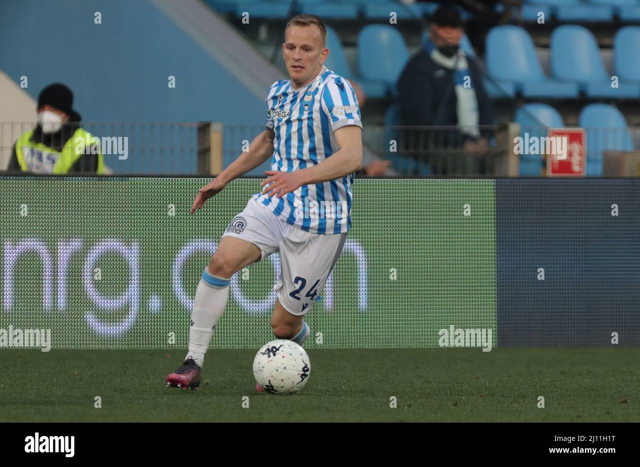 Lorenzo Dickmann (Spal) during the Italian Football Championship League ...