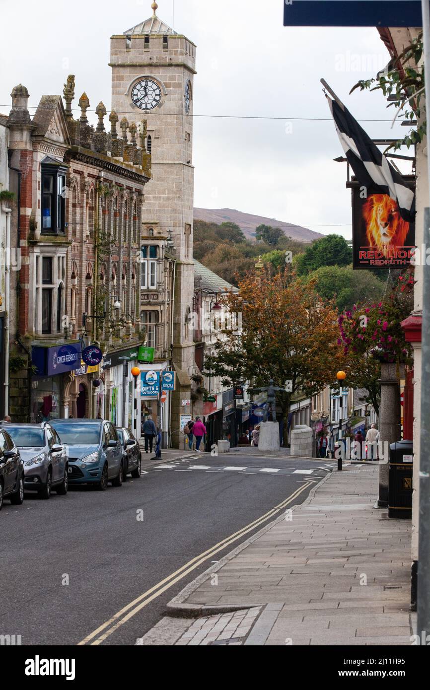 Fore Street, Redruth Cornwall Stock Photo - Alamy