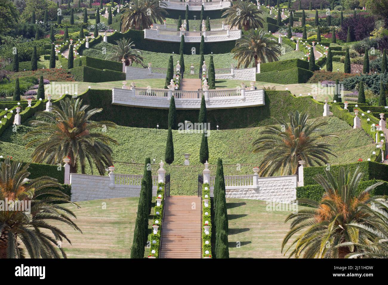 Bahai Gardens of Haifa Stock Photo - Alamy