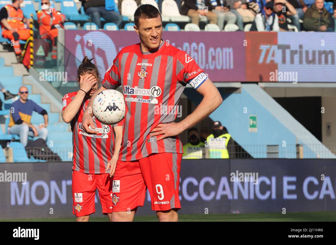 Daniel Ciofani (u.s. Cremonese) during the Italian Football ...