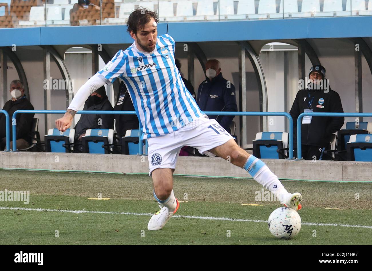 Luca Mora (Spal) during the Italian Football Championship League BKT ...
