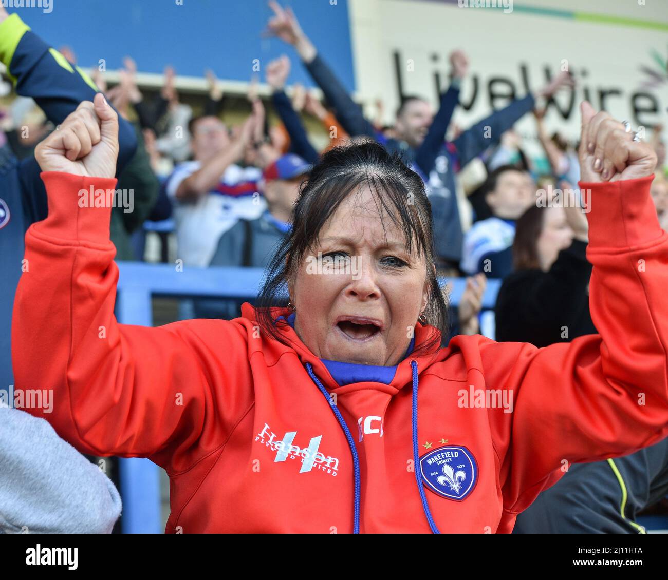 Wakefield trinity fans hi-res stock photography and images - Alamy