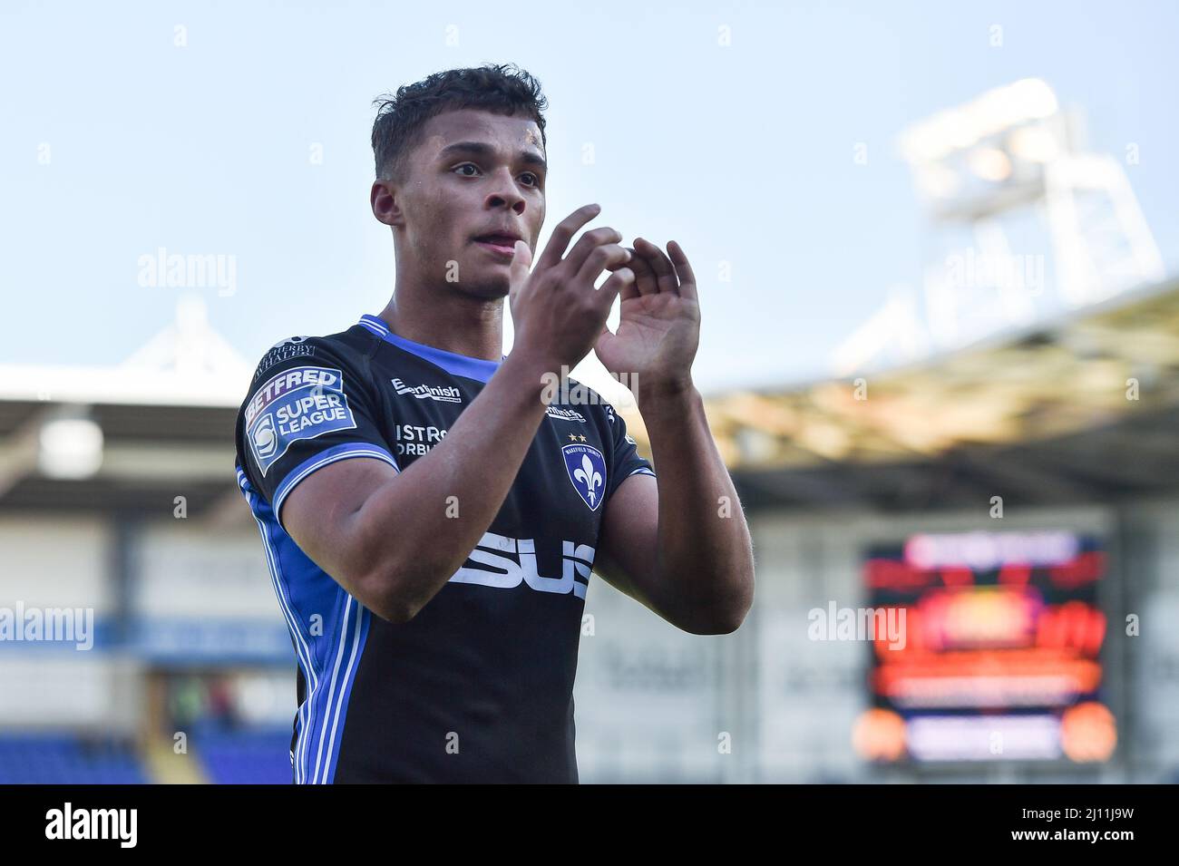 Warrington, England - 19th March 2022 - Wakefield Trinity's Corey Hall ...