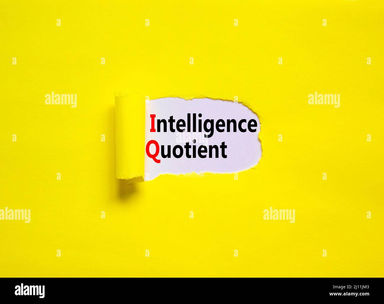 IQ intelligence quotient symbol. Concept words IQ intelligence quotient ...