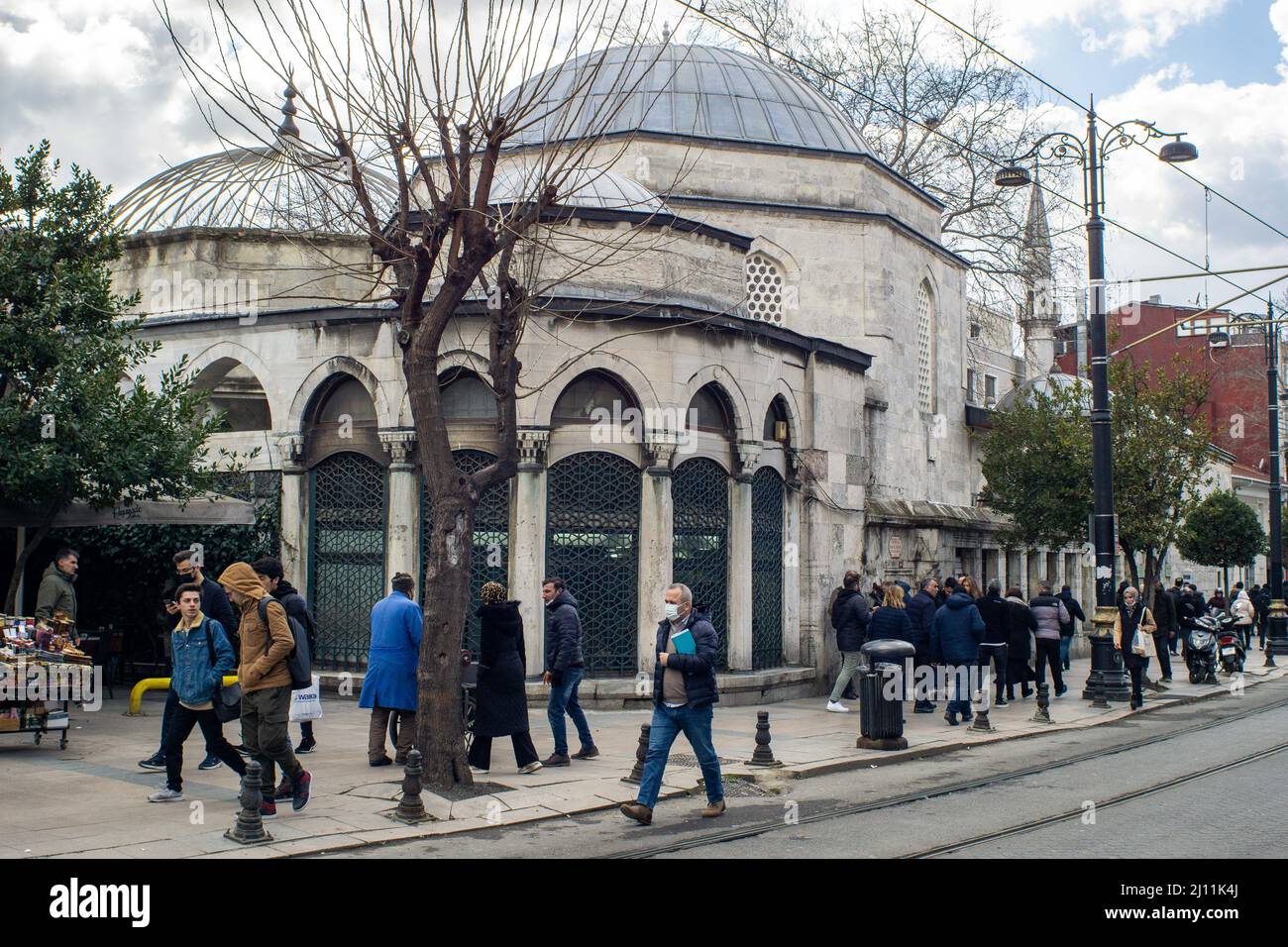 March 21, 2022: Enterior view of the Merzifonlu Kara Mustafa Pasha ...