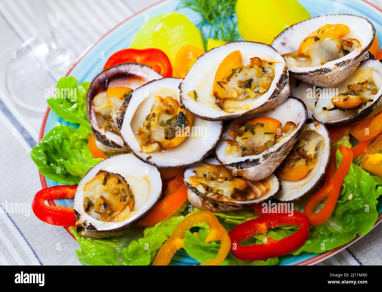 Baked glycymeris vegetables hi-res stock photography and images - Alamy
