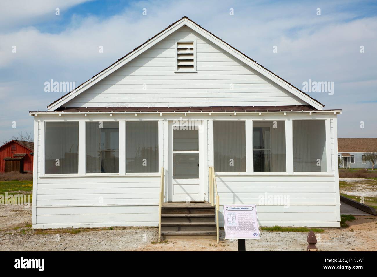 Hackett House, Colonel Allensworth State Historic Park, California ...