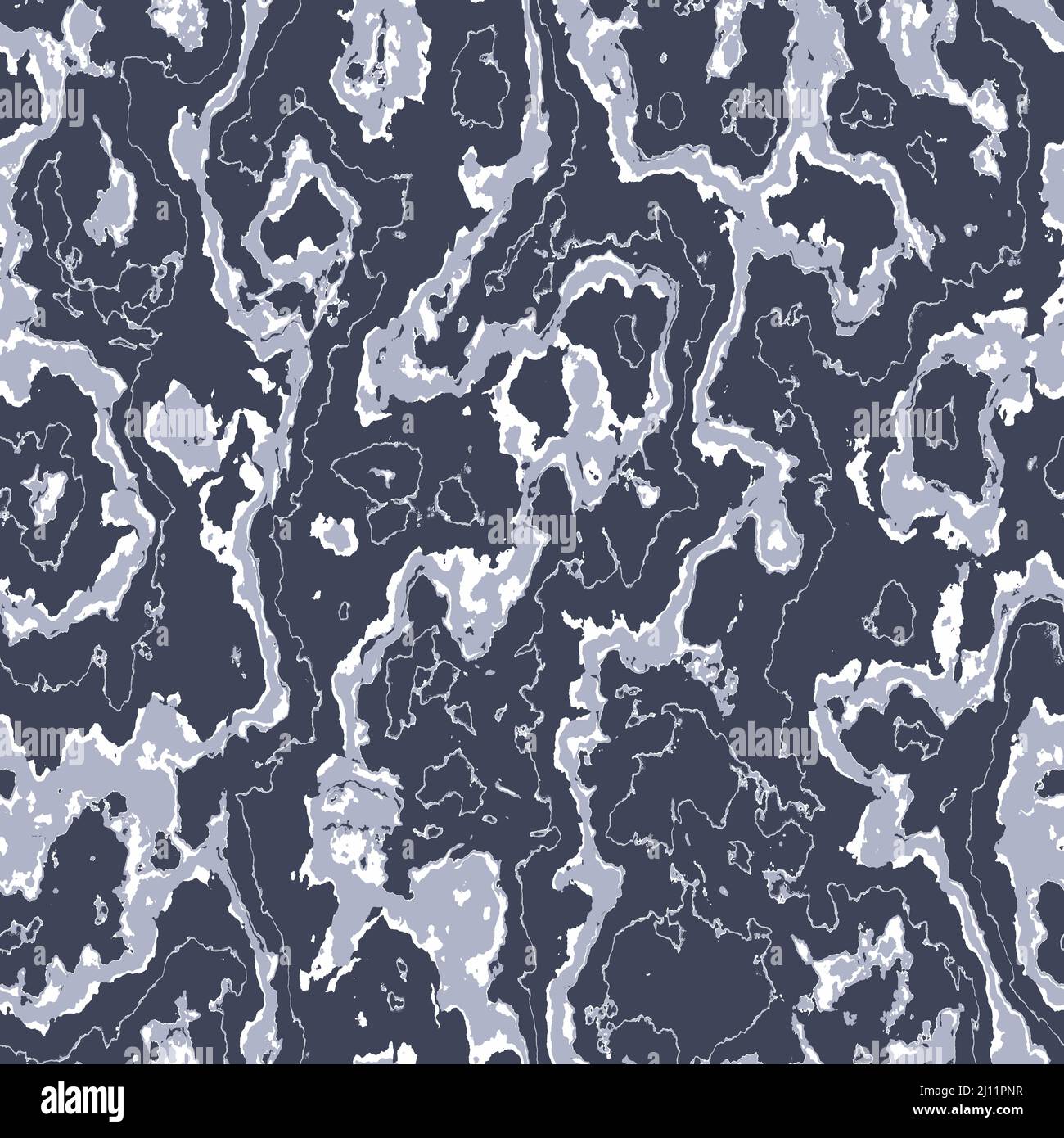 White tonal marbled seamless texture. Irregular pale ink blotch paint ...