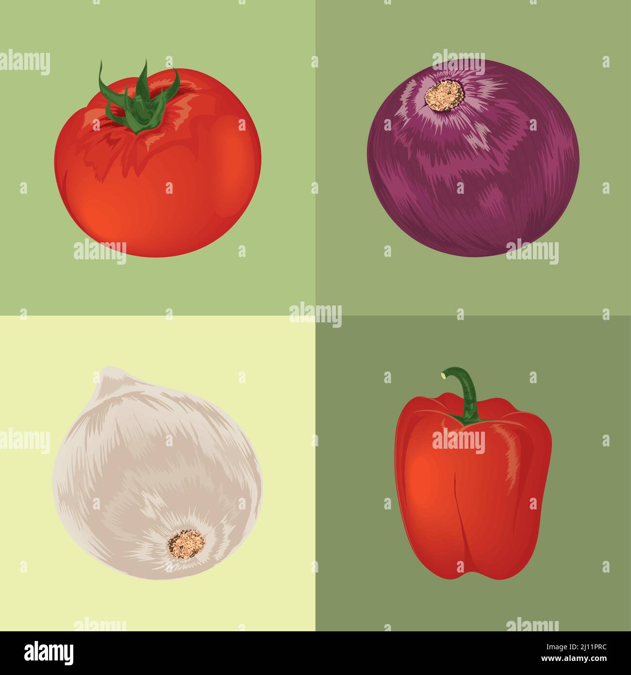 fresh vegetables icons Stock Vector Image & Art - Alamy