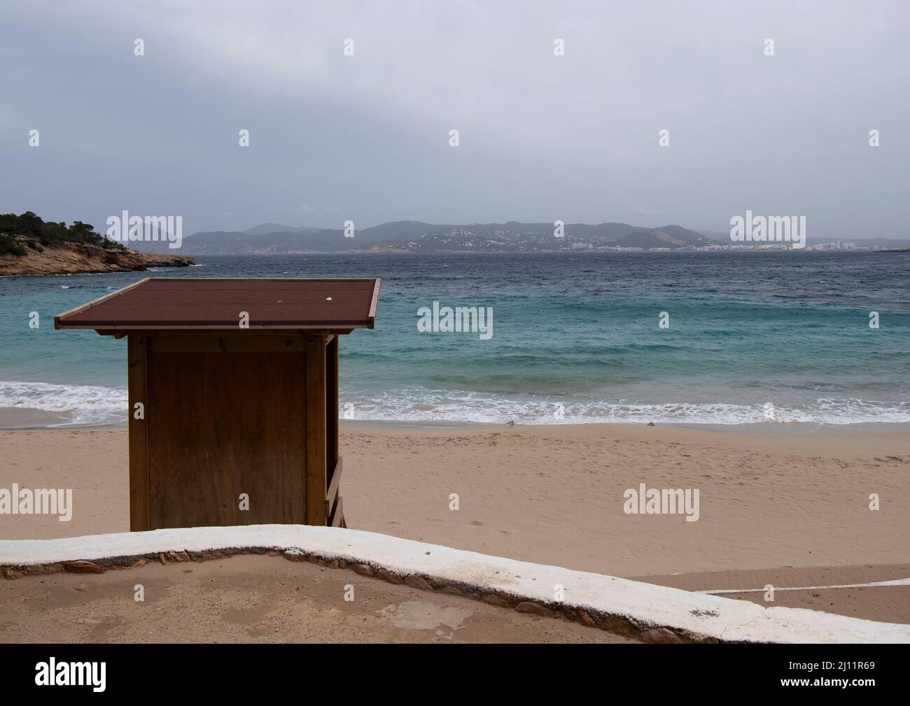 Cala Bassa beach in Ibiza,Spain Stock Photo - Alamy