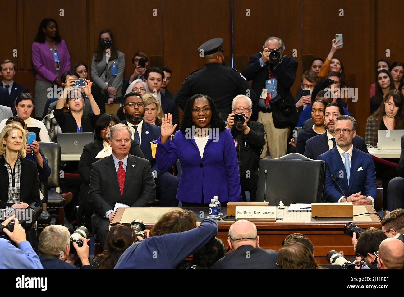 Ketanji brown jackson sworn in hi-res stock photography and images - Alamy