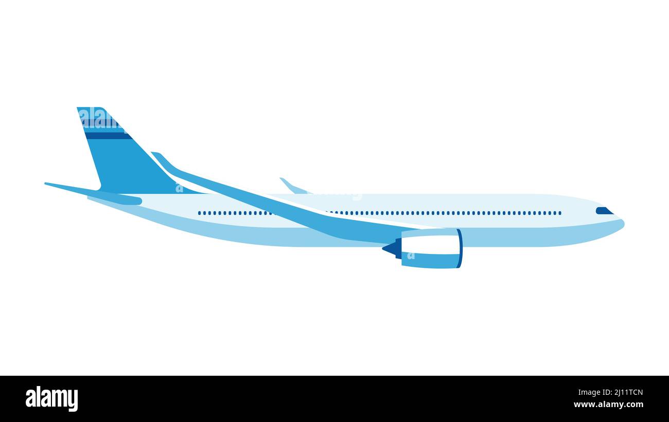Airplane Vector Side